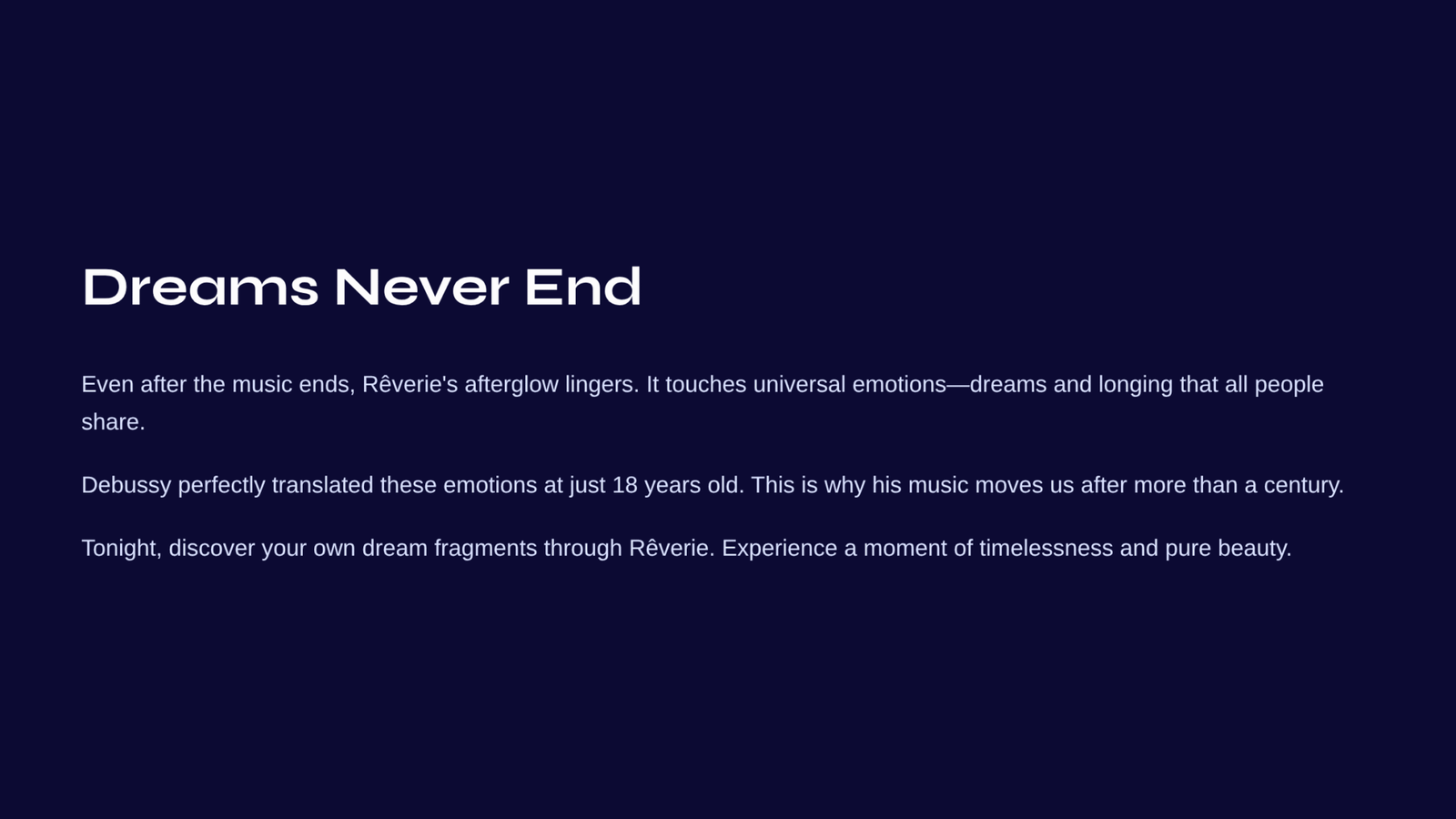 Where Dream Fragments Scatter - A Deep Dive into Debussy's Rêverie ...